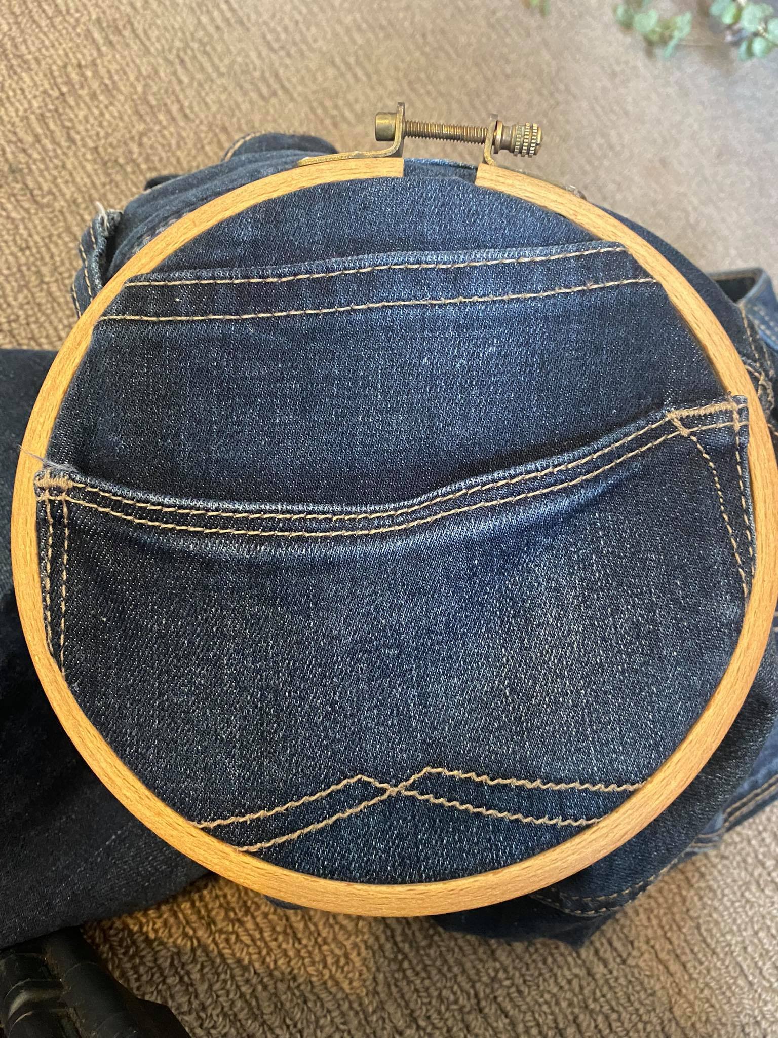 How to: Embroidery On Jeans | Beginner Guide for DIY Hand Embroidery on ...