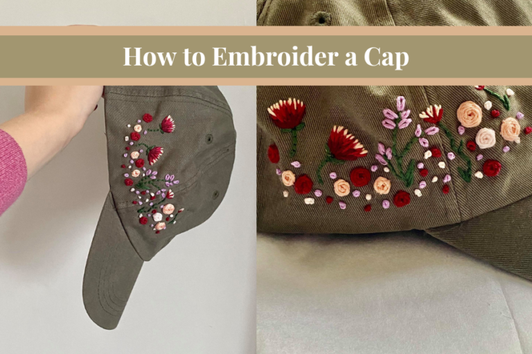 How to Embroider on a Hat or Cap | Simple DIY | Missy Kate Creations