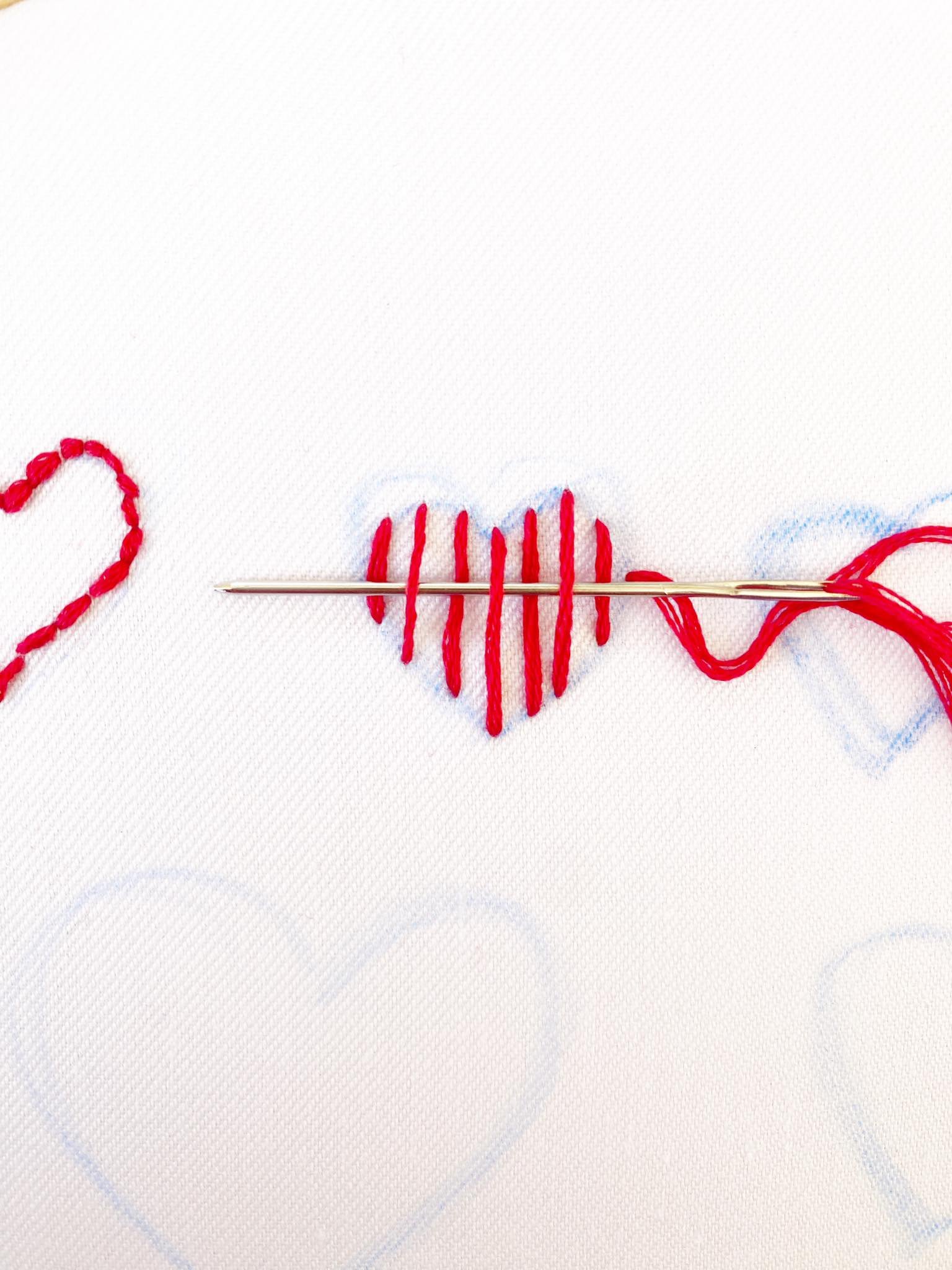 Valentine's Day Heart Embroidery | How to Embroider a Heart | Missy ...