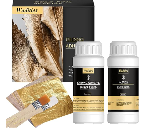 How to Apply Gold Leaf to Almost Anything | Missy Kate Creations